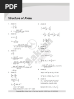 Structure of Atom - PYQ Sheet (Solutions) - Manzil JEE 2025 | PDF | Electron | Atomic Orbital