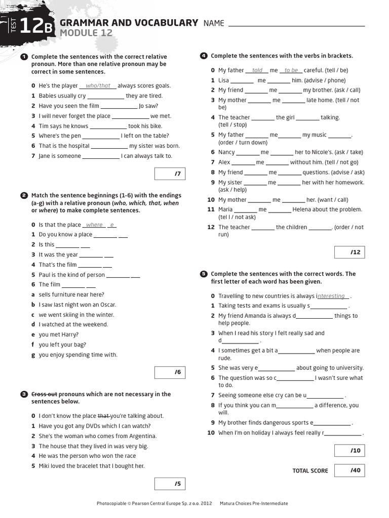 Test 12b | PDF | Emotions | Anger