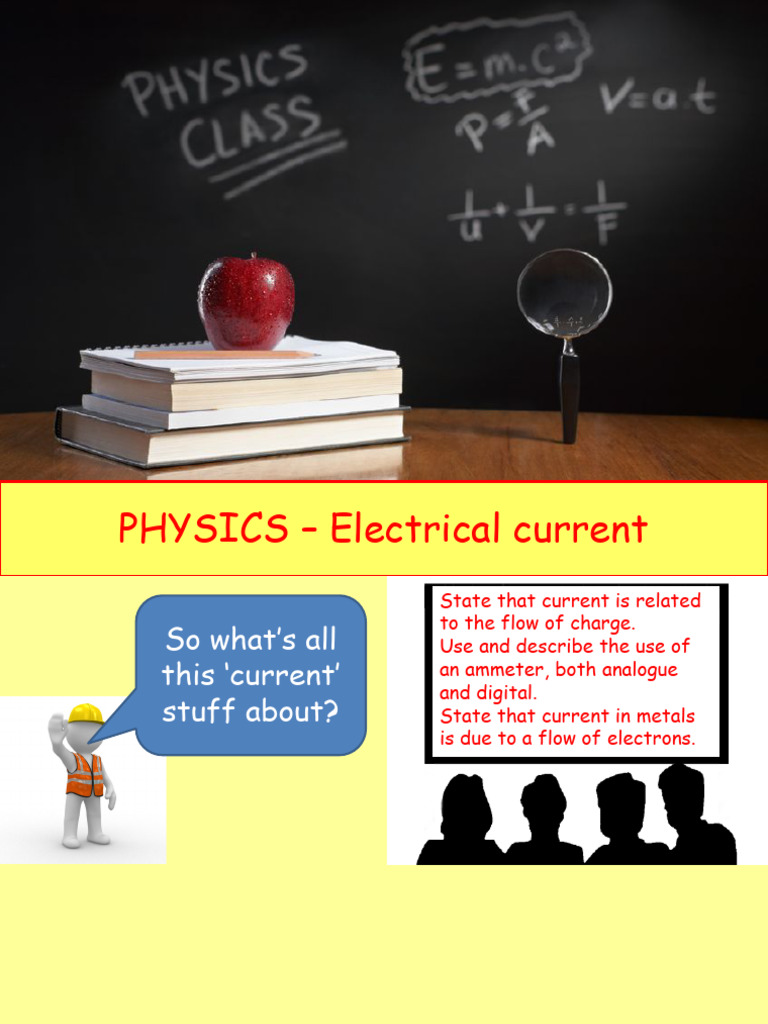 Electric Current Grade 8 | PDF | Electric Current | Quantity