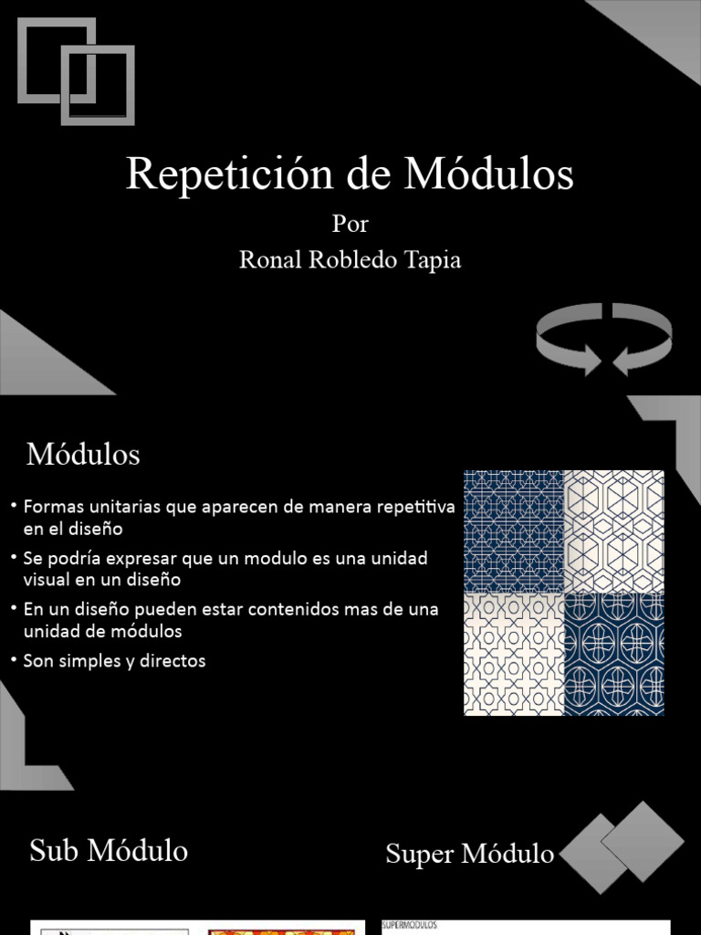 Repetición de Módulos. | PDF