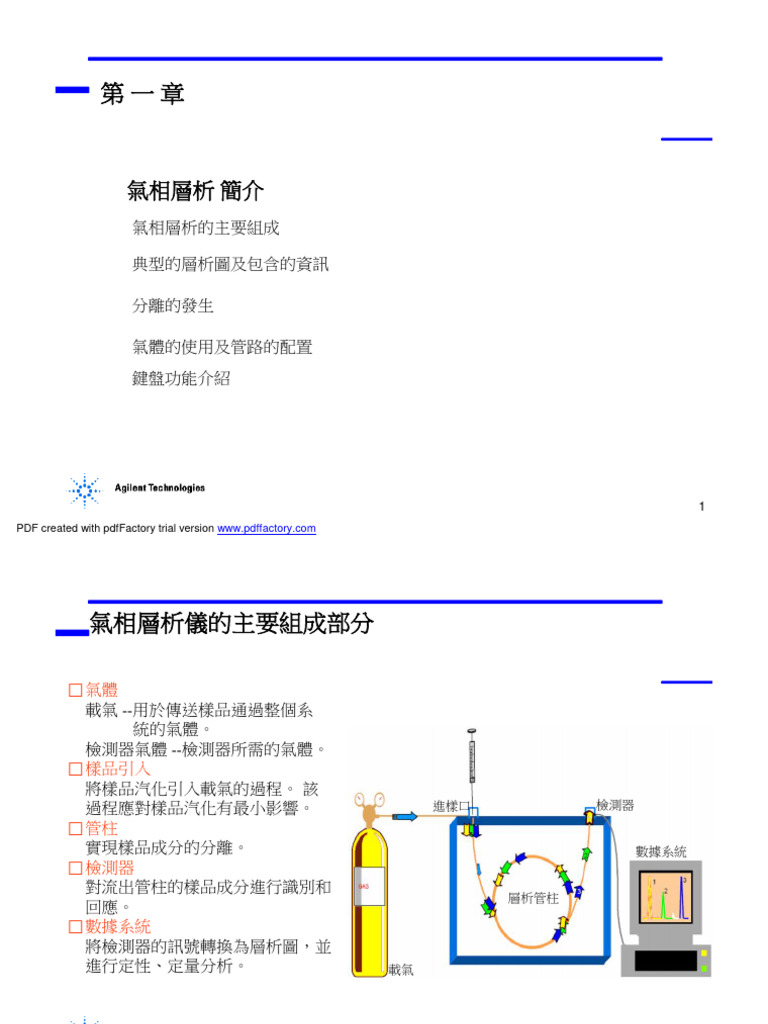 R1778A - 7890 GC基本操作與維護訓練 | PDF