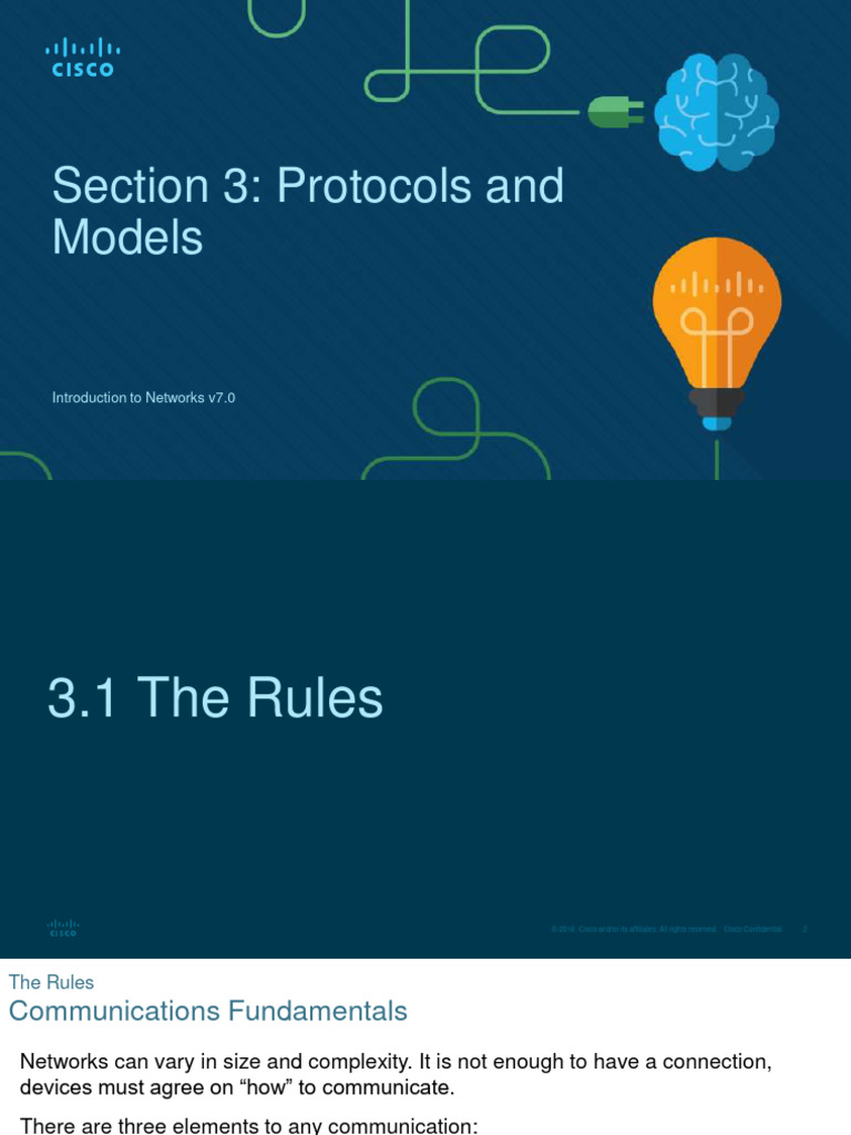 3 Protocols and Models-1 | PDF | Computer Network | Osi Model