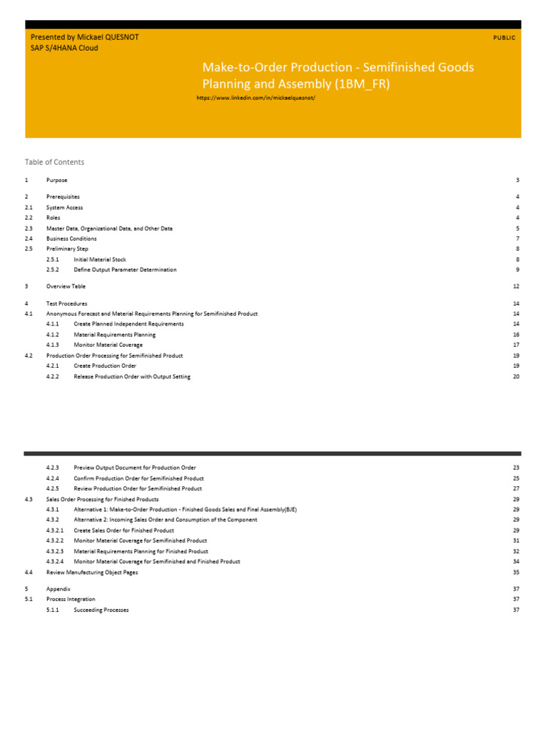 PP-Make To Order Production | PDF | Software | Computing