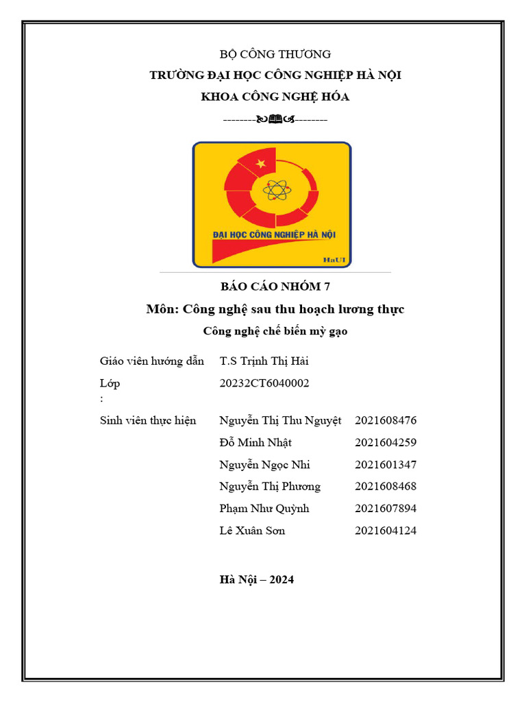 Luong Thuc Nhom7 | PDF