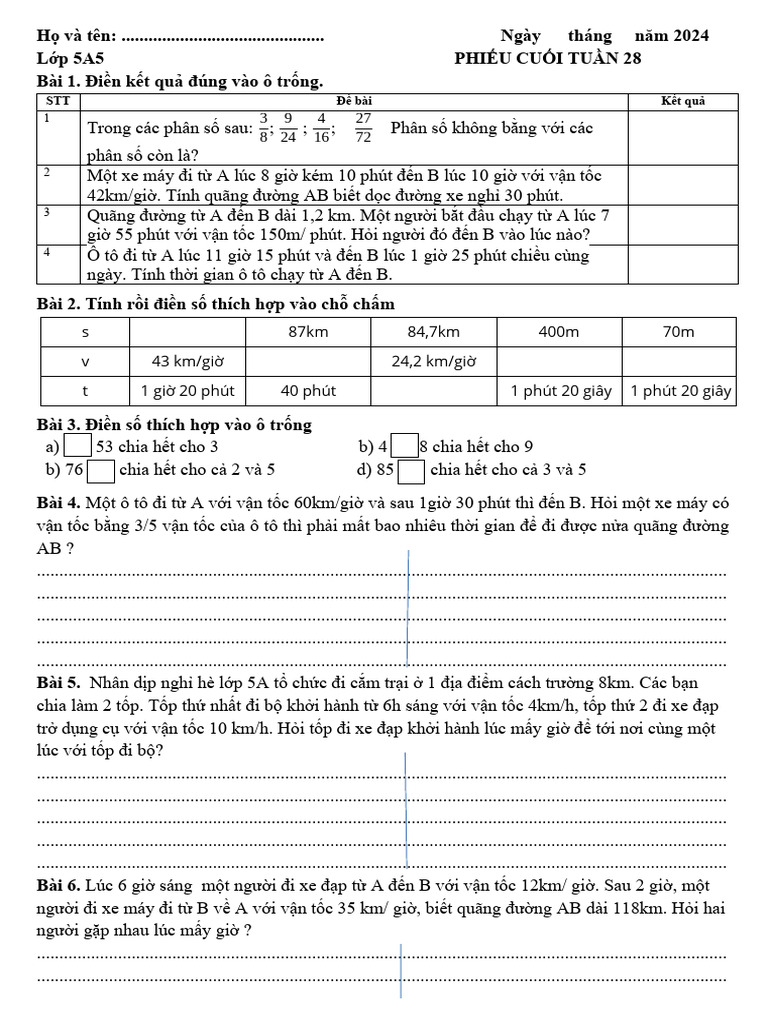 S 87km 84,7km 400m 70m V 43 Km/gi 24,2 Km/gi T 1 Gi 20 Phút 40 Phút 1 Phút 20 Giây 1 Phút 20 ...