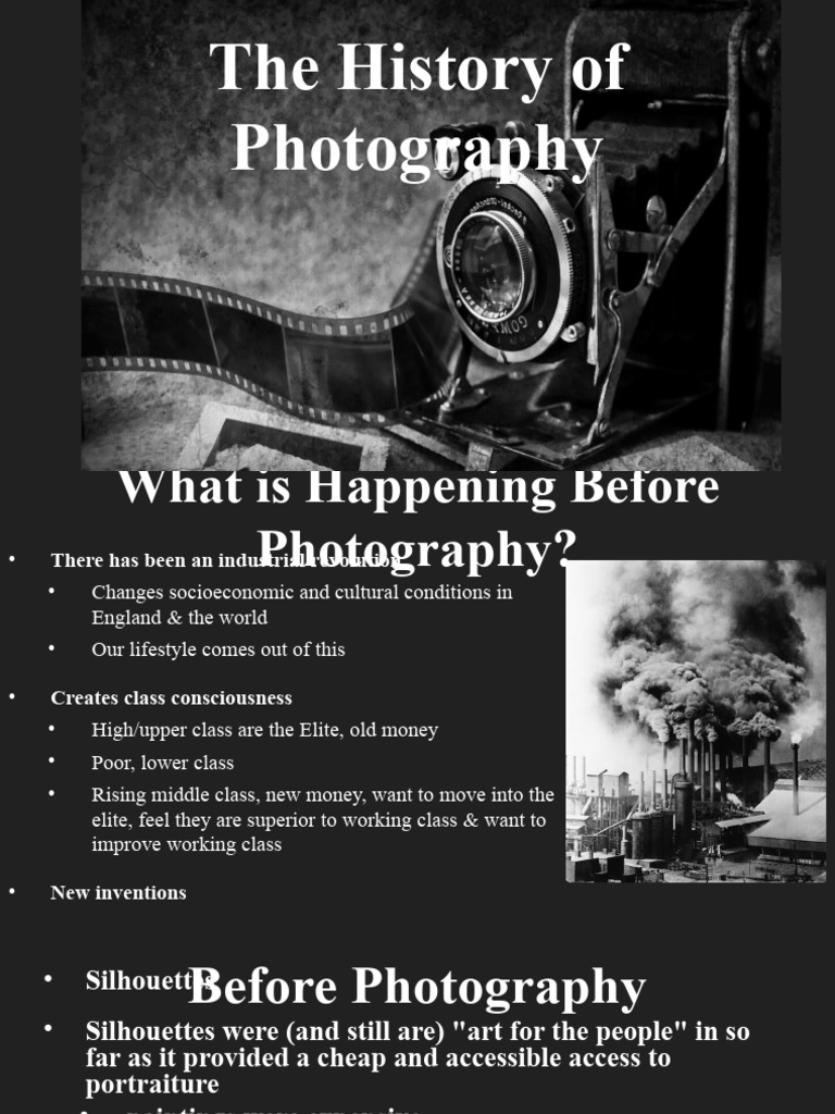 Evolution of Photography: Key Milestones | PDF | Camera | Imaging