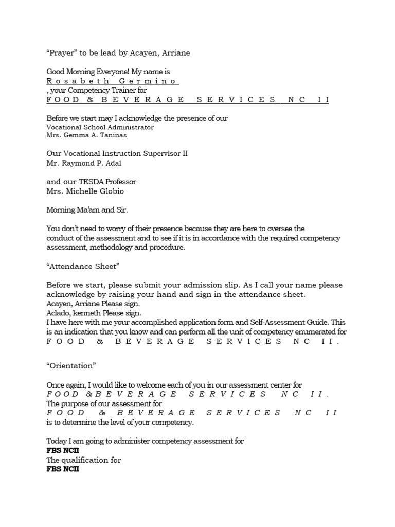 FBS Script | PDF | Personal Protective Equipment