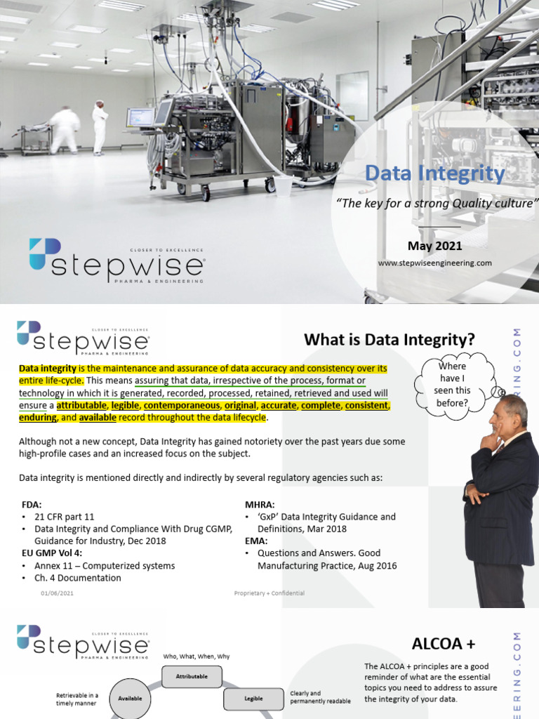Data Integrity White Paper Jun 2021 | PDF | Business