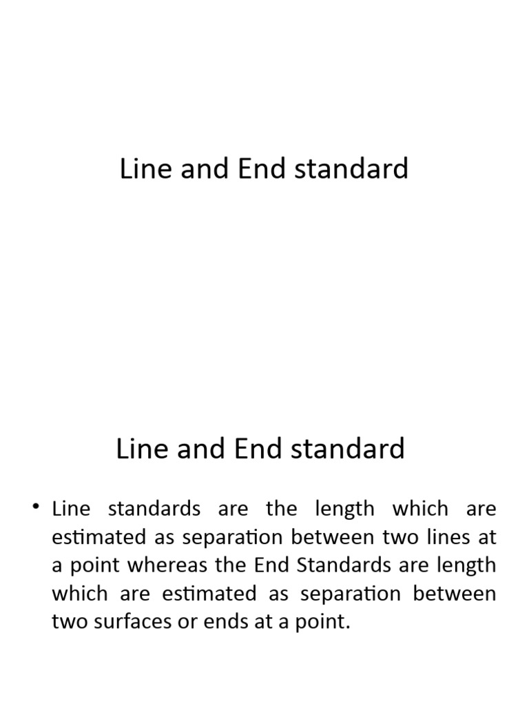 Line and End Standard | PDF | Science & Mathematics | Computers