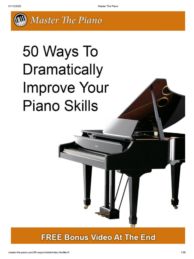 Master The Piano | PDF