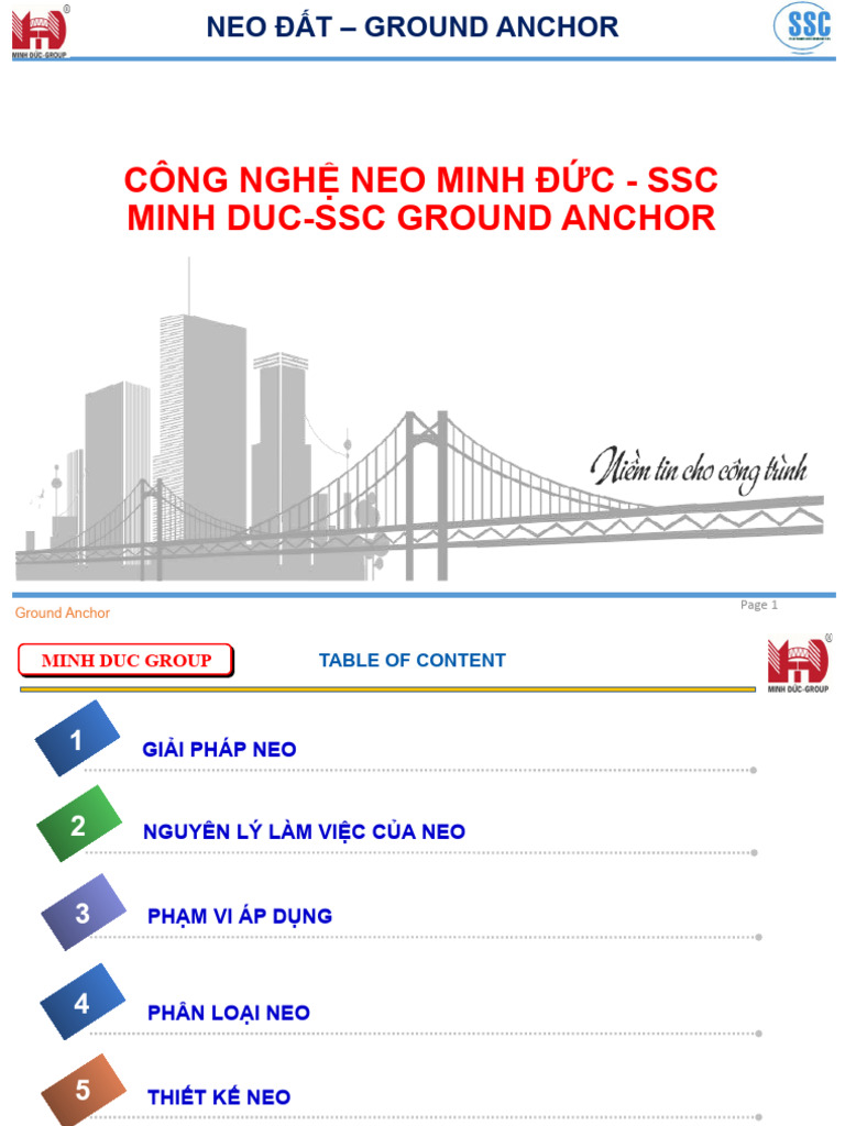 Ground Anchor Introduction - Vie Version | PDF