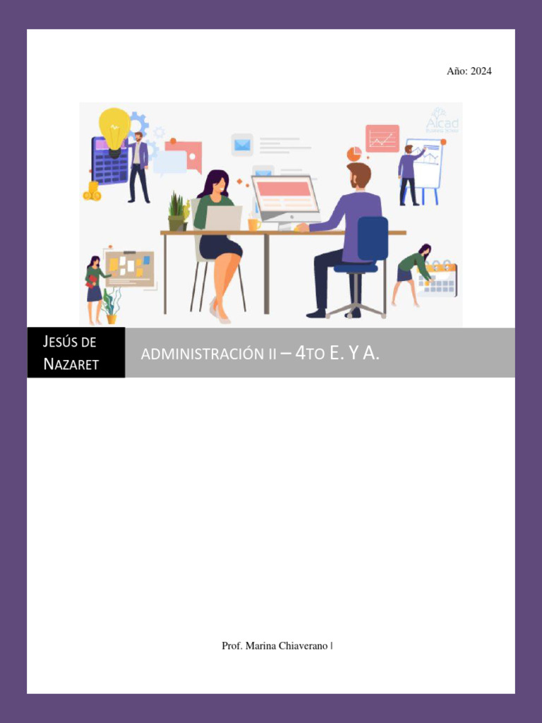 Cuadernillo de Administraci-n II 2024 | PDF | Sociedad de responsabilidad limitada | Sociedad