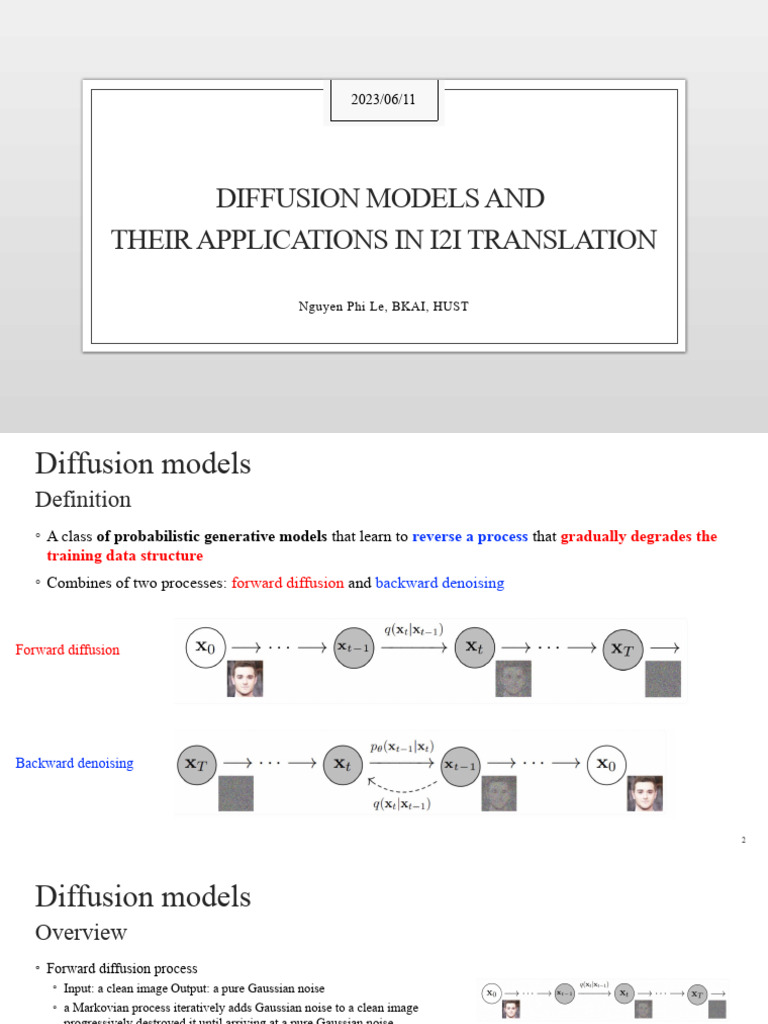 Diffusion Models | PDF | Machine Learning | Algorithms
