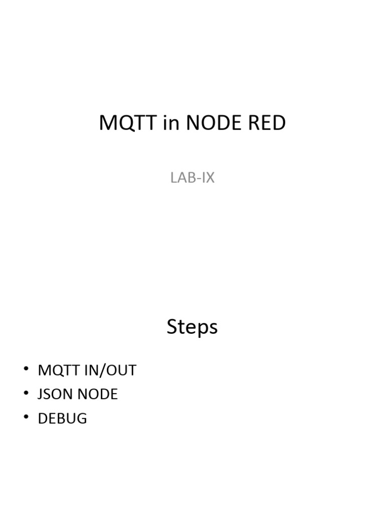 Class IX MQTT With Dashboard-1 | PDF