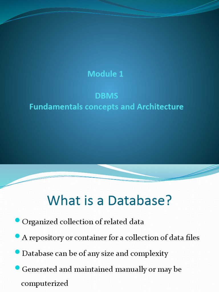1 - Fundamentals of Database Management Systems | PDF | Databases ...
