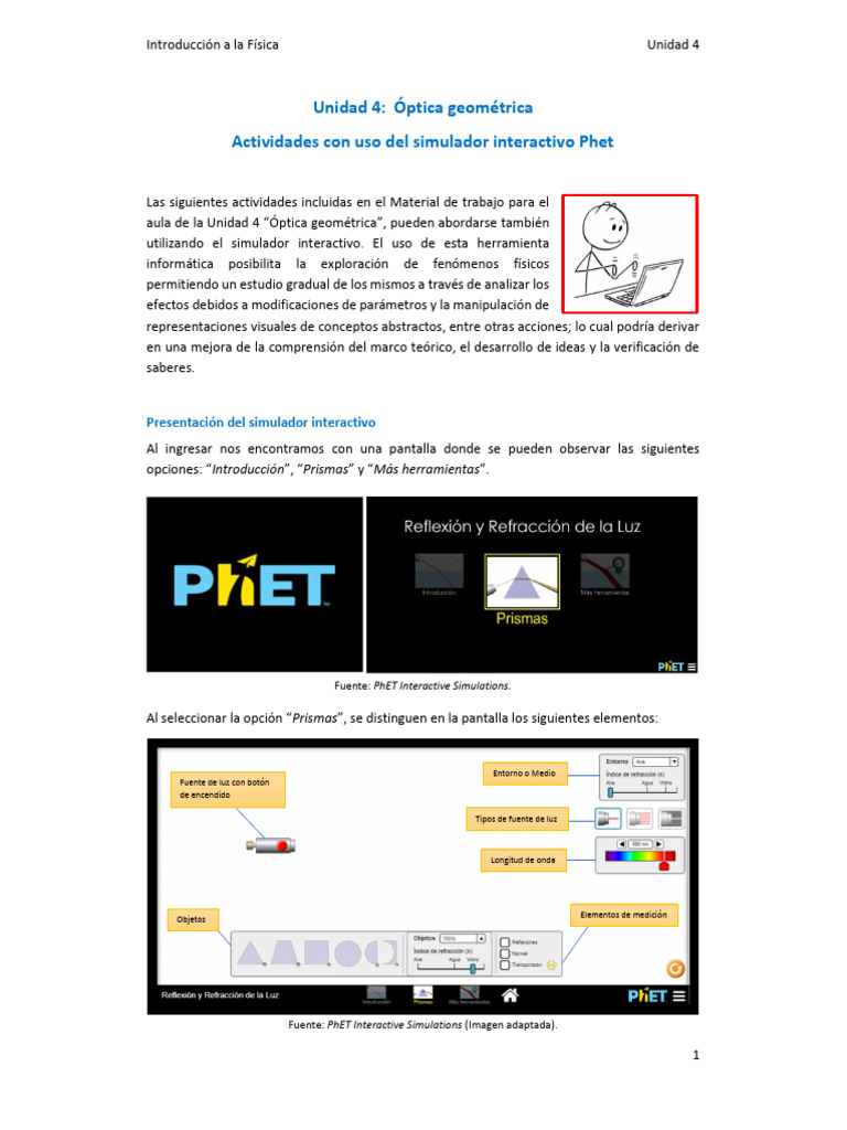 U4 - GuÃ A Actividades 10 y 15 Con Simulador | PDF | Color | Ligero
