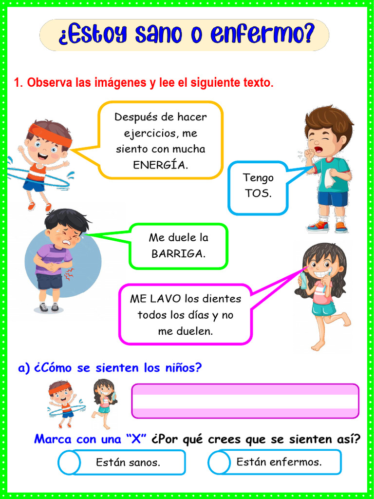 F. ¿Estoy sano o enfermo | PDF