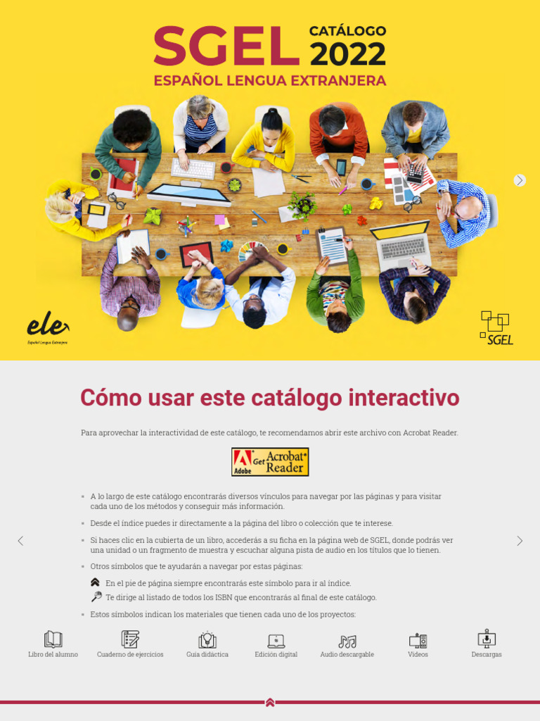 Catálogo Interactivo SGEL 2022 | PDF | Enseñando | Youtube