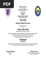 Editable Sample Certificate Template For Kinder, Grade 6, Grade 10 ...