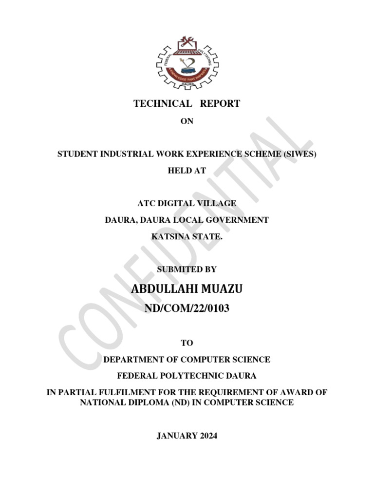 TECHNICAL REPORT | PDF | Microsoft Excel | Installation (Computer Programs)