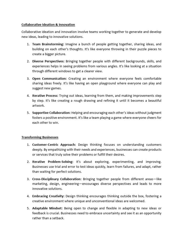 Design Thinking UNIT 5 | PDF | Design Thinking | Creativity