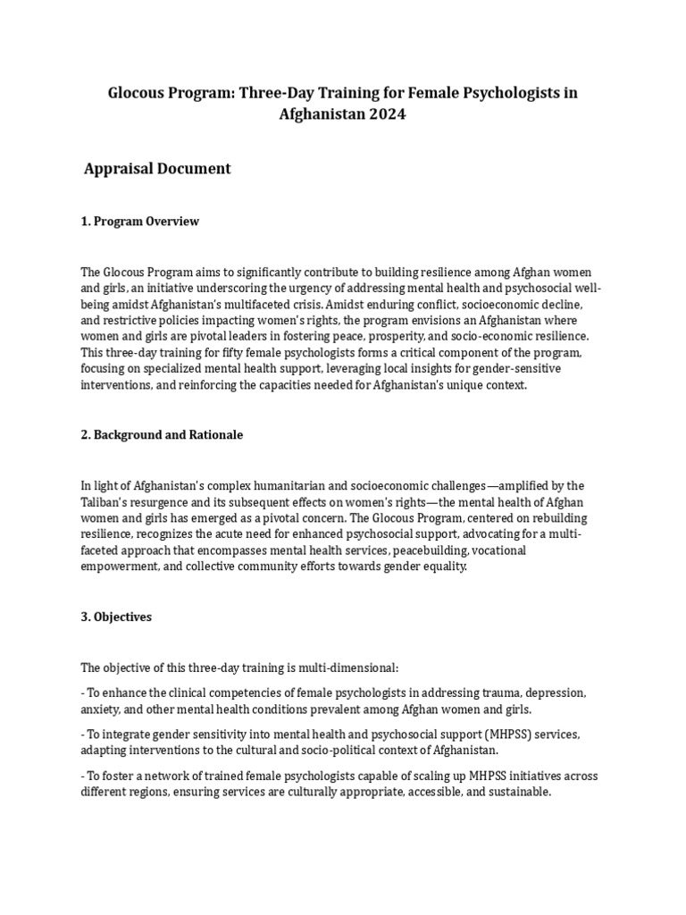 Glocous Health | PDF | Psychological Resilience | Mental Health