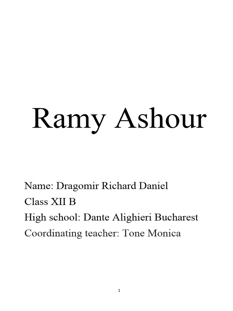 Ramy Ashour | PDF | Sports