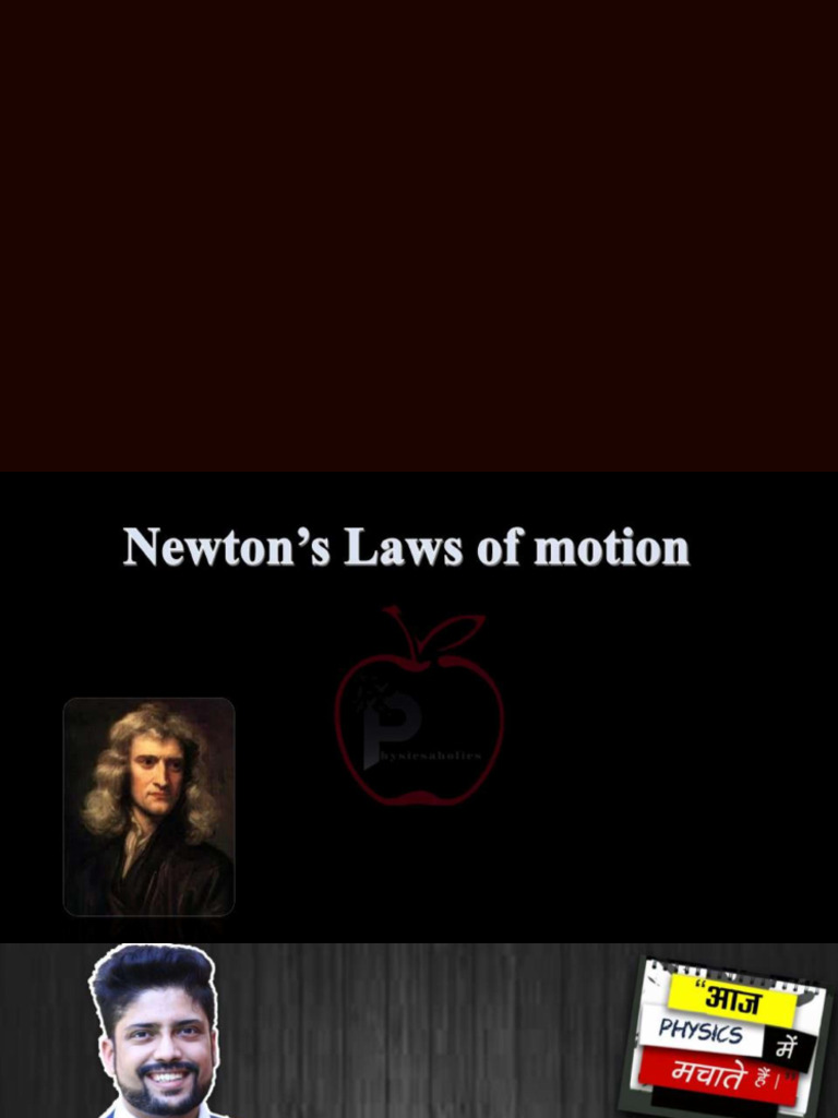 Newtons Laws of Motion & Friction Notes | PDF