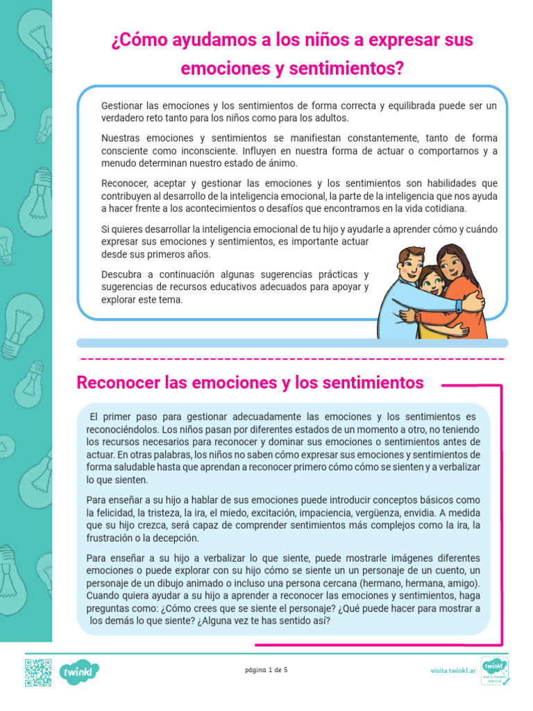 Sa Es 1669390723 Como Ayudamos A Los Ninos A Expresar Sus Emociones y Sentimientos Ideas para El ...