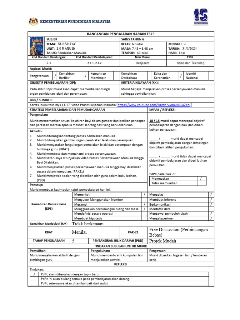 RPH Izmee M4 Ahad 2024 | PDF