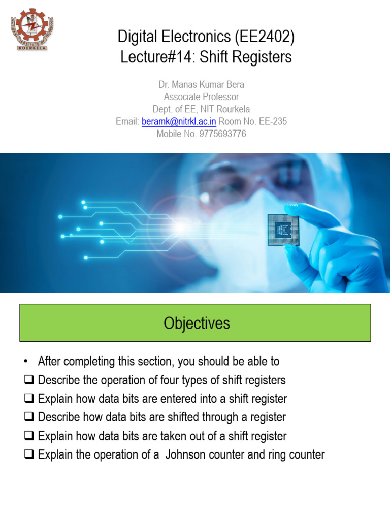 Shift Registers - L14 | PDF | Computer Science | Computer Engineering