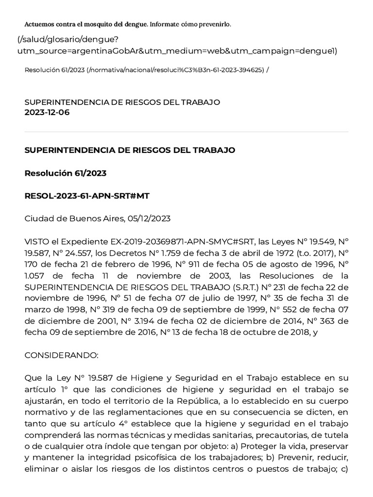 Resolucion 61-23 | PDF