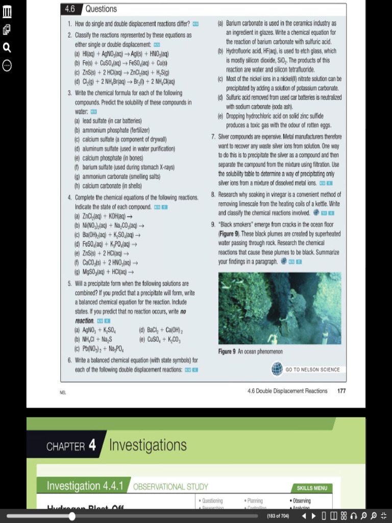 Nelson Chemistry 11 Textbook PDF | PDF | Sodium Carbonate | Sulfate