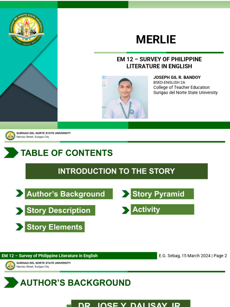 Merlie (Bandoy | PDF | Social Science | Language Arts & Discipline