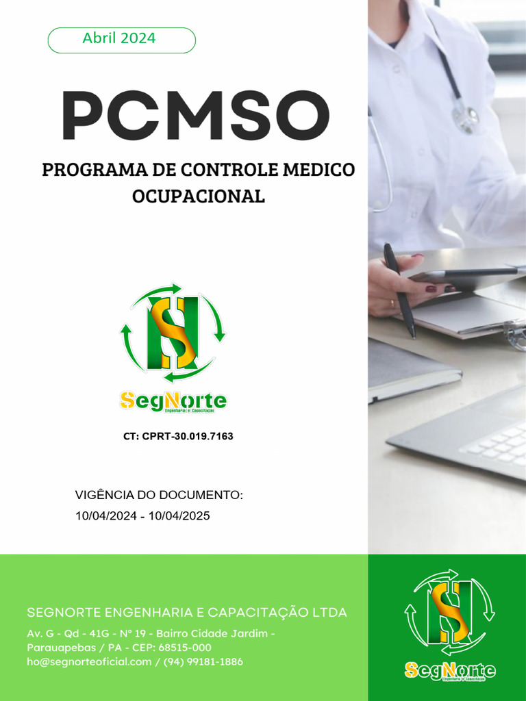 PCMSO: Controle Médico Ocupacional | PDF | Gestão de recursos humanos ...