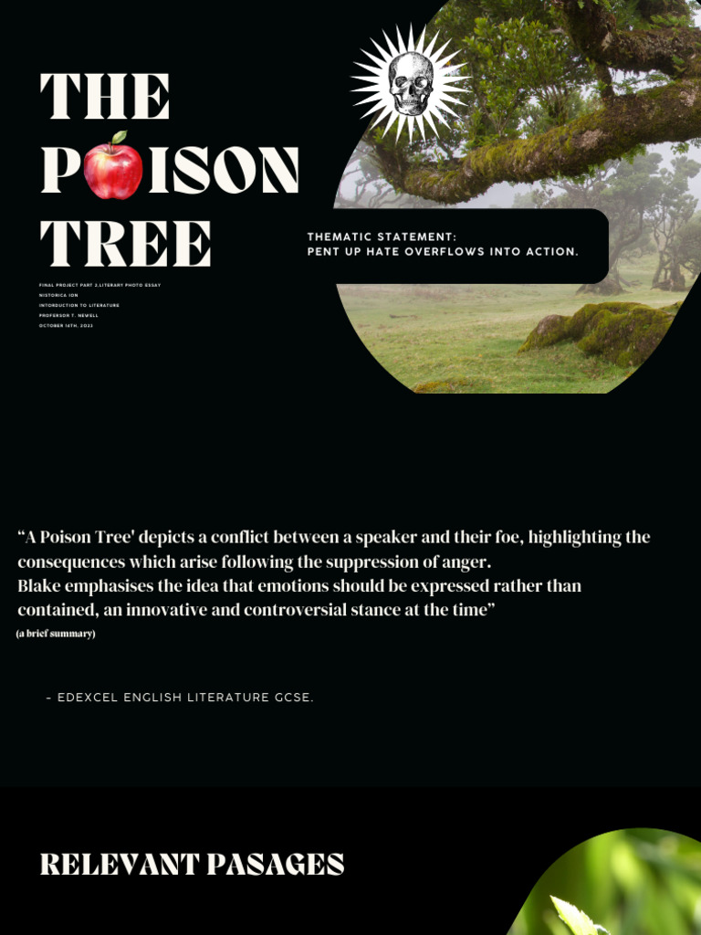 The Poison Tree | PDF