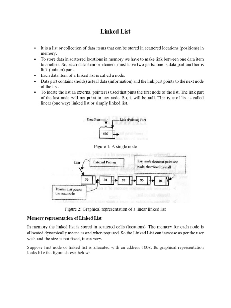 Lecture-Linked List | PDF | Pointer (Computer Programming) | Data ... Lecture-Linked List | PDF | Pointer (Computer Programming) | Data ...