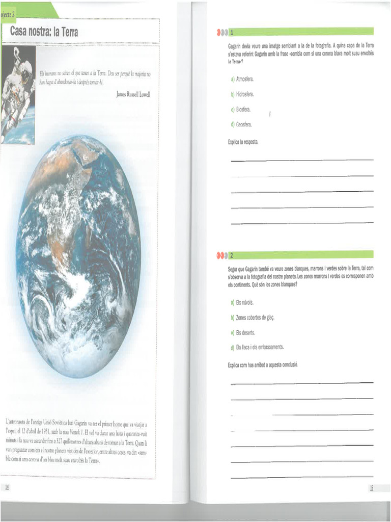 Competències Bàsiques La Terra | PDF