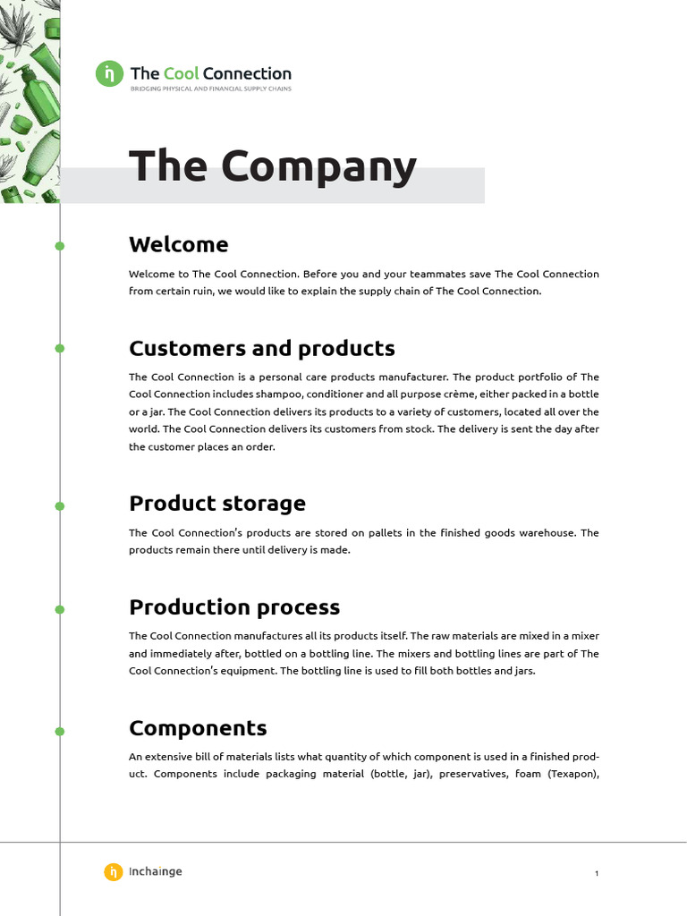 TCC Core Instruction 1 - The Company | PDF | Warehouse | Supply Chain ...