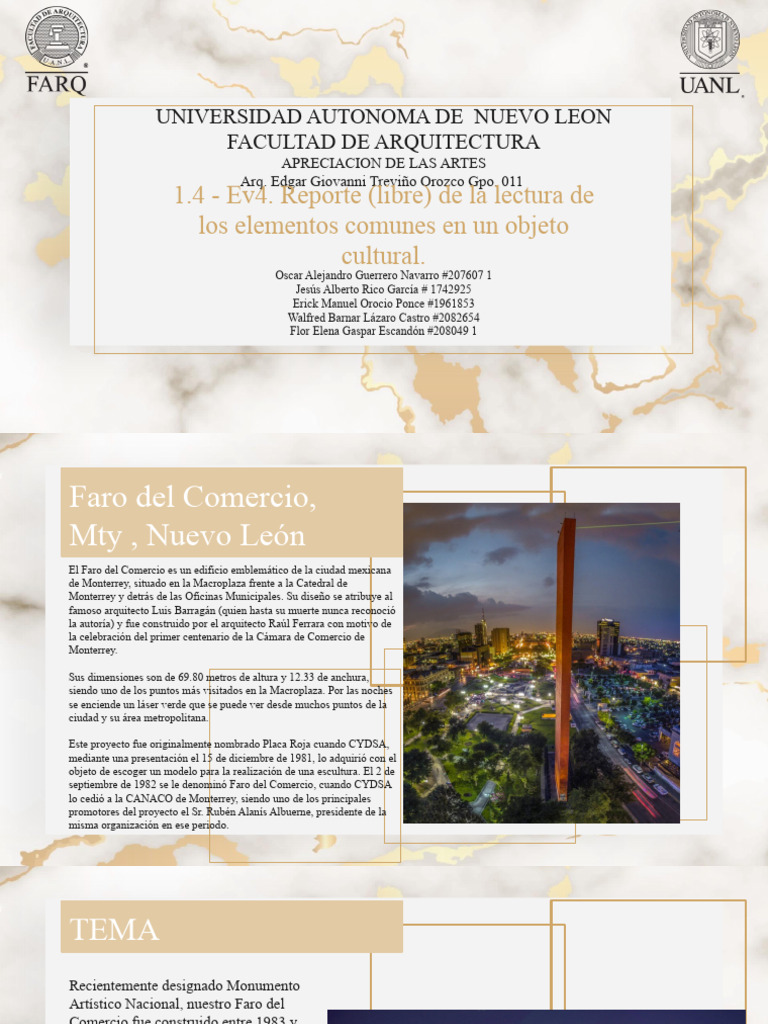 Reporte (Libre) de La Lectura de Los Elementos Comunes en Un Objeto ...
