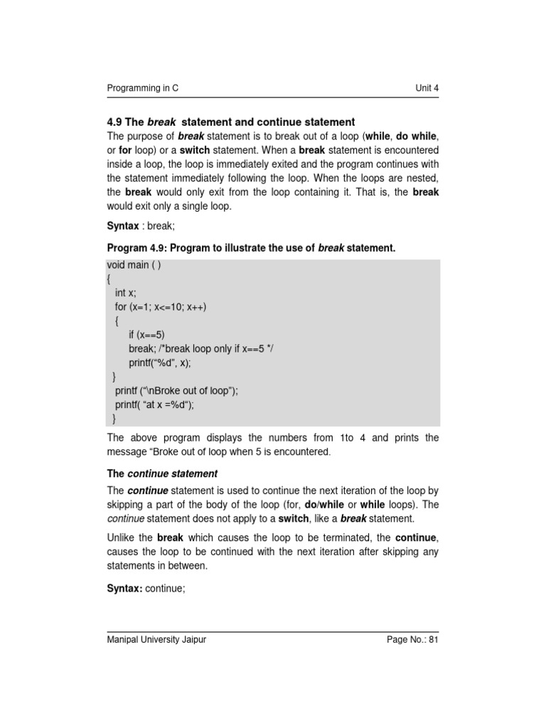 Programming In C 81 100 Pdf Parameter Computer Programming 2102