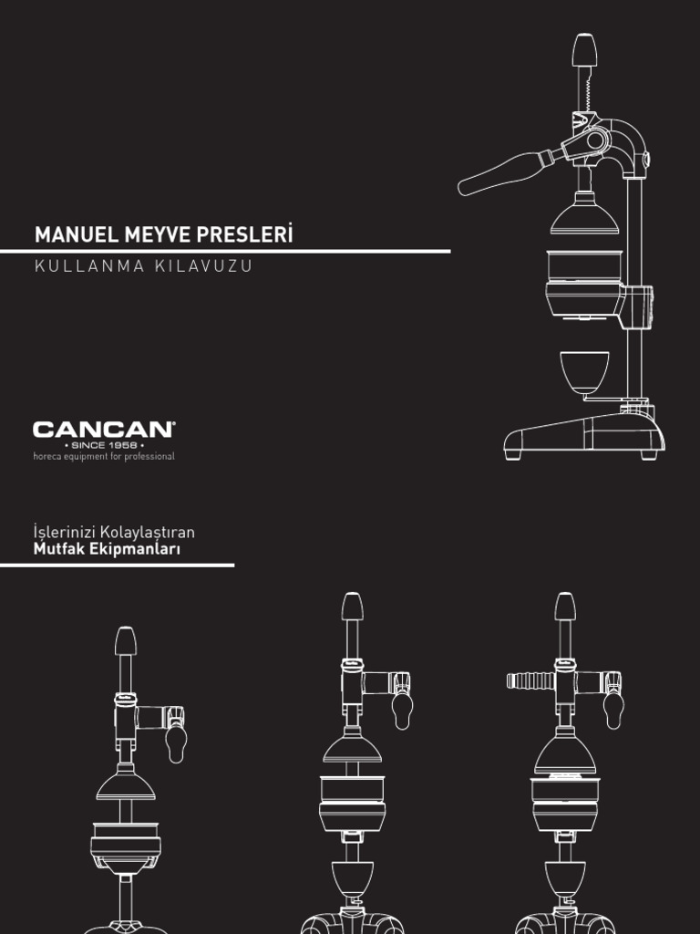 Manual Exprimidor Can-Can | PDF