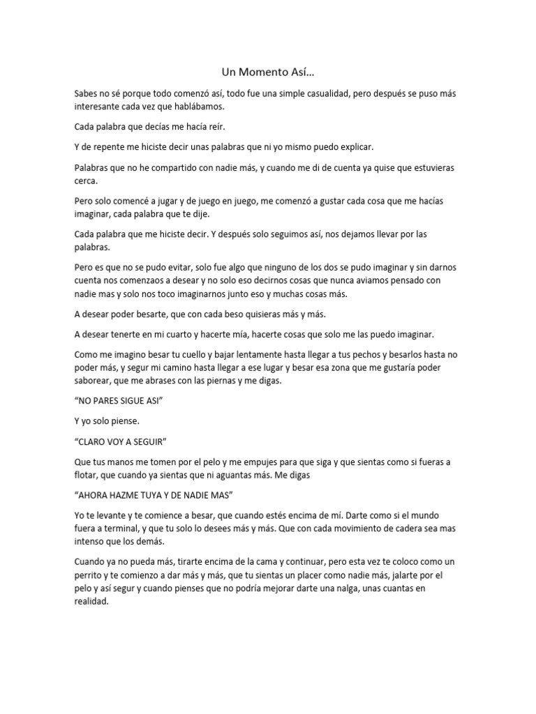 Un Momento Asi... | PDF