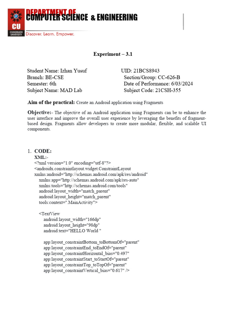 MADEXP 3.1 Alasso | PDF | Android (Operating System) | Systems Engineering