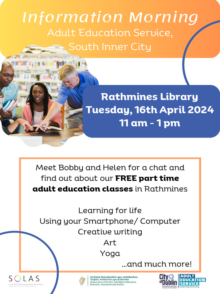 Rathmines Library Information Days | PDF | Social Science