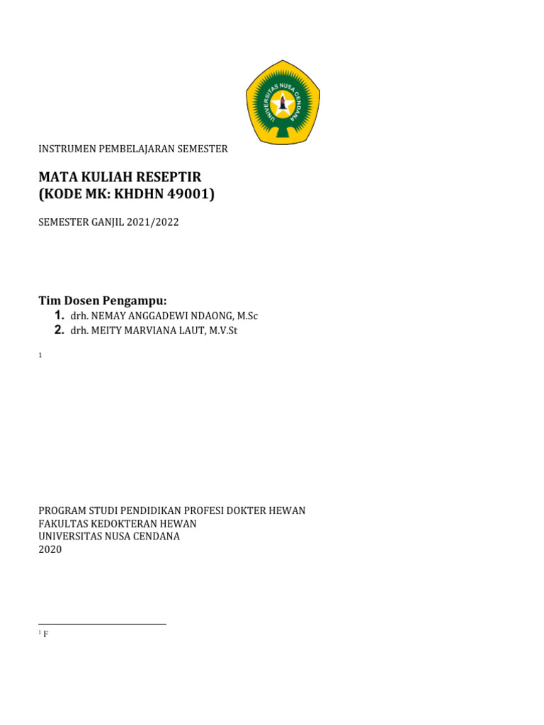 RPS Koas Reseptir 2022 | PDF