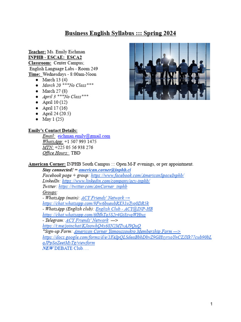 SPRING2024 ESCA2 FULLSyllabus | PDF | Consultant | Needs Assessment