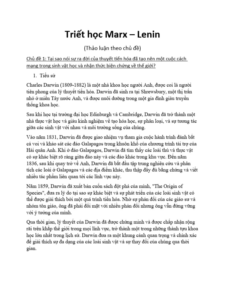 Triet Hoc Prob No1 | PDF