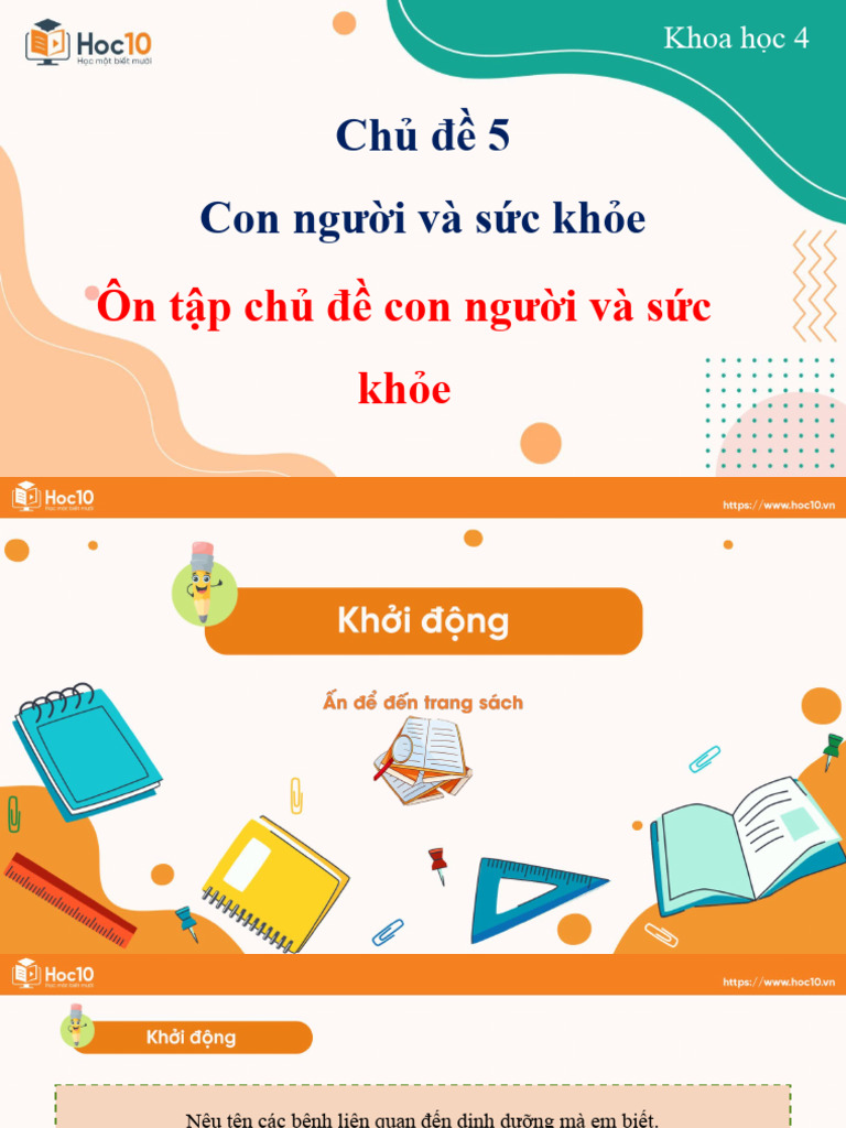Bai 28 On Tap Chu de Con Nguoi Va Suc Khoe | PDF