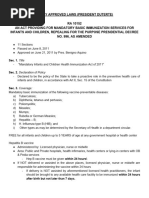 R A 10152 | PDF | Childbirth | Health Care